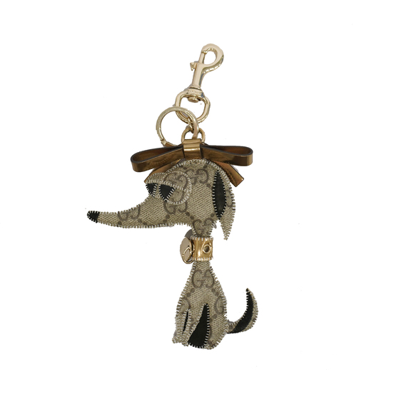 Gucci | Accessories | Auth Gucci Keychain Gucciori Greyhound 22487 Gg ...